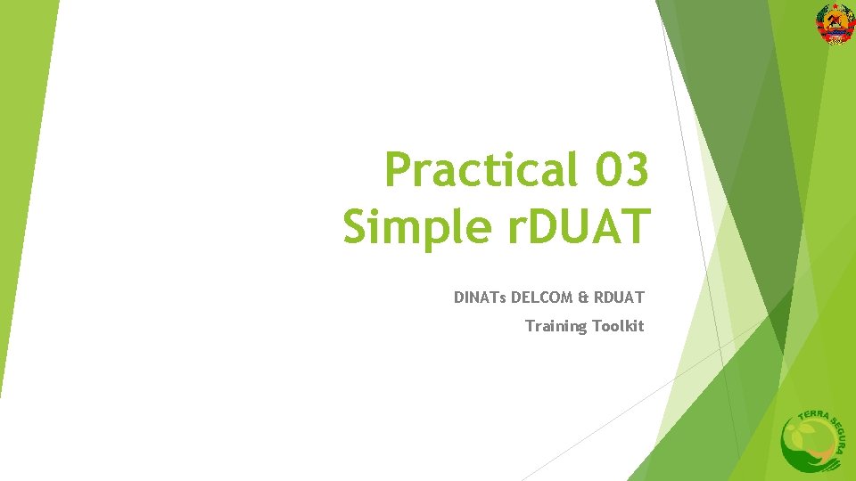 Practical 03 Simple r DUAT DINATs DELCOM RDUAT