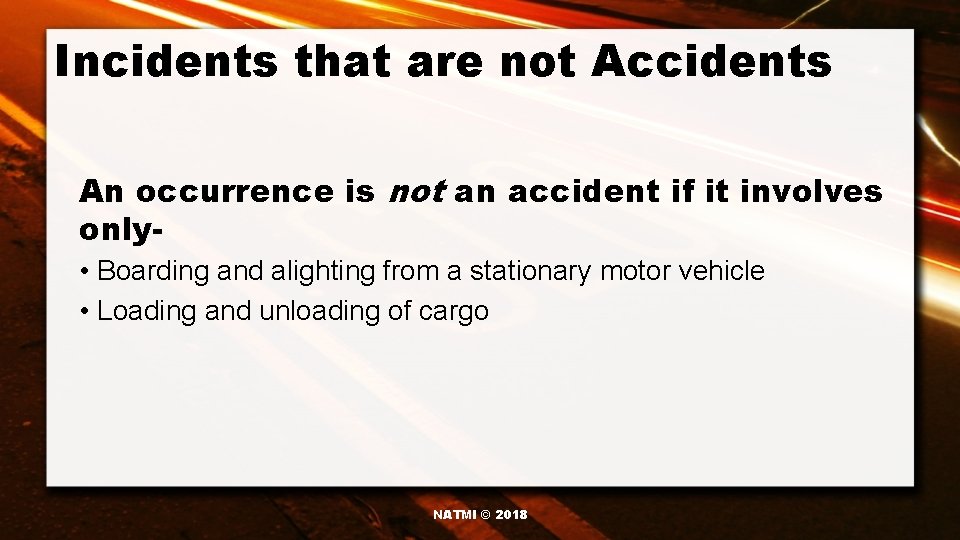 Motor Fleet Safety Basics Training for the Safety