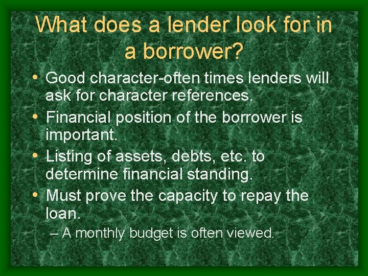 Understanding the Concept of Borrowing Money Next Generation