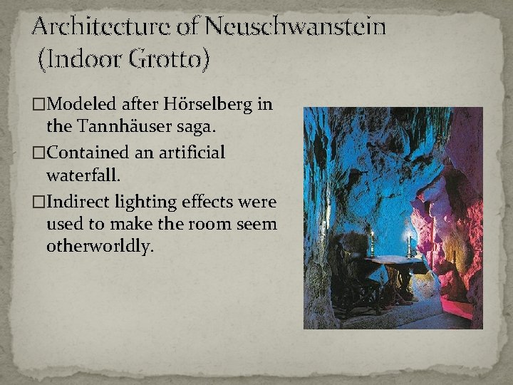 The Architecture and Construction of Neuschwanstein Castle German