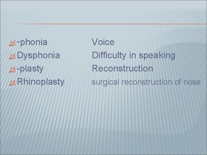 THE RESPIRATORY SYSTEM Broncho bronchi airway Cili hairlike