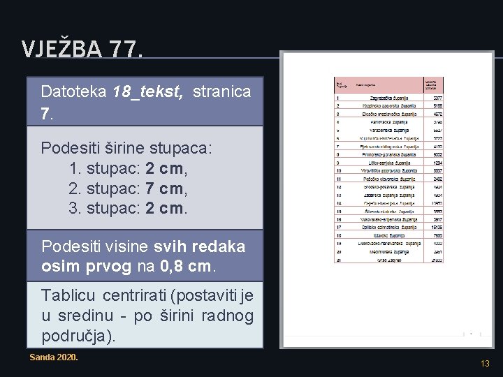 MS WORD 2016 Tablice Jednadbe Popis oznaenih objekata