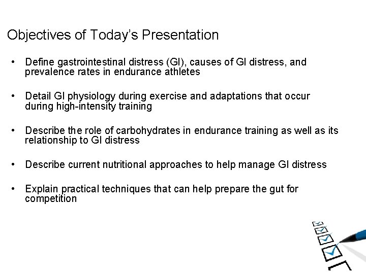 Gastrointestinal distress and endurance athletes What do carbohydrates
