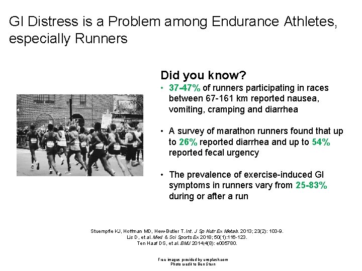 Gastrointestinal distress and endurance athletes What do carbohydrates