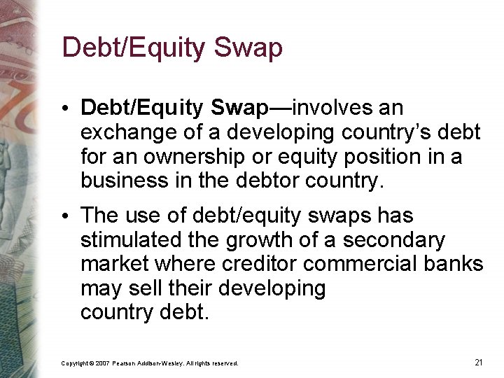 Chapter 20 International Banking Debt and Risk Topics