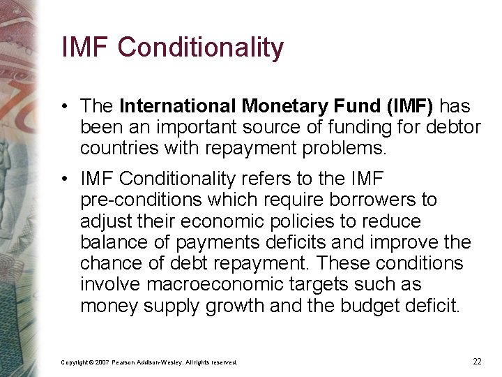 Chapter 20 International Banking Debt and Risk Topics
