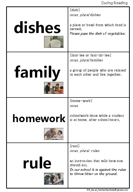 Before Reading Are there any rules at home