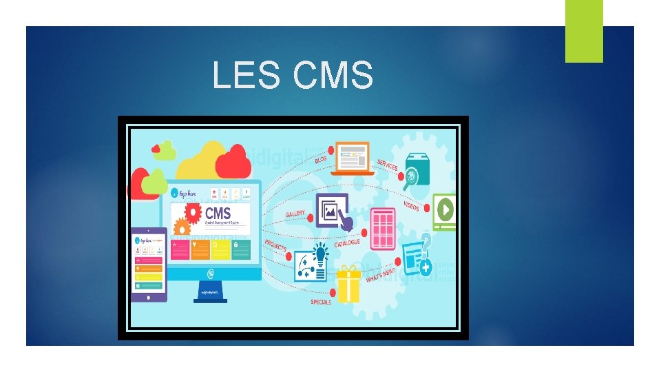 LES CMS Sommaire Prsentation Dfinition Historique Caractristiques Avantages