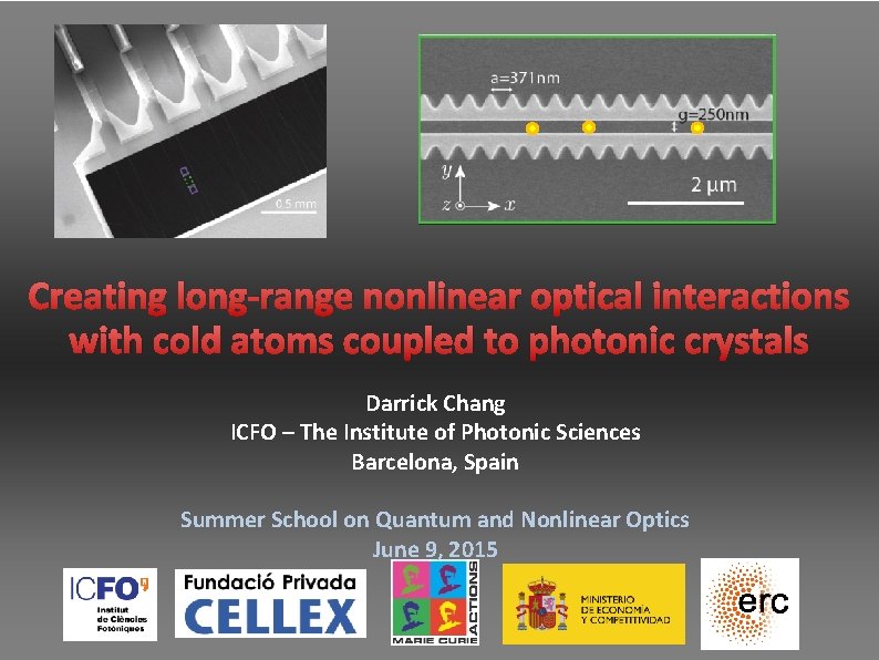 Creating longrange nonlinear optical interactions with cold atoms