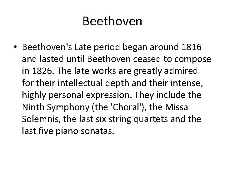 Beethoven Haydn Mozart Beethoven 1770 1827 One of