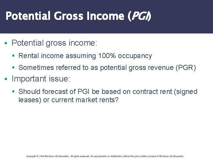 Chapter 8 Valuation Using the Income Approach Copyright