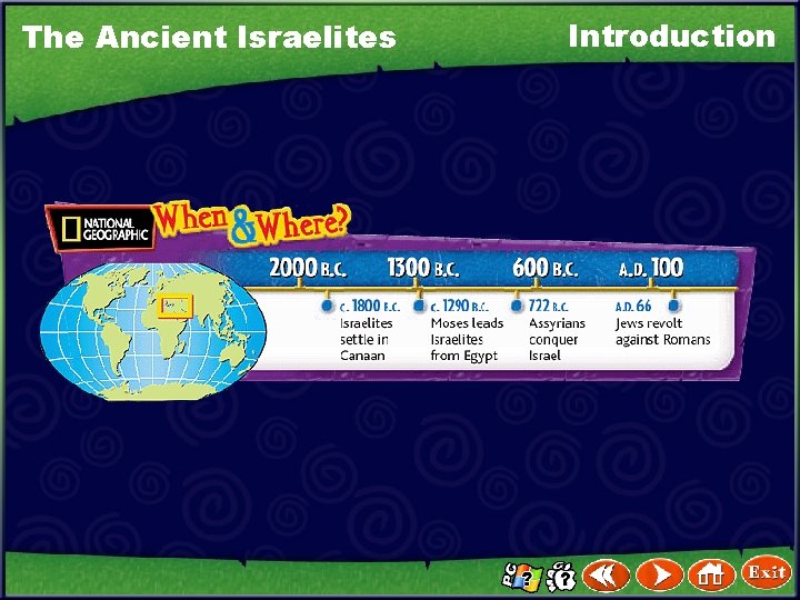 Chapter 3 The Ancient Israelites Click the mouse
