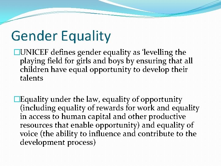 The Gender Debate in IPE What is Gender