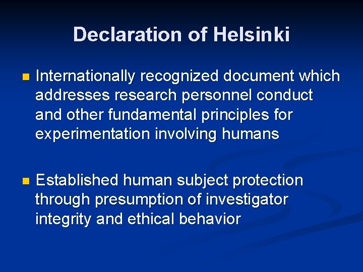 Office of Research Integrity Institutional Review Board Human