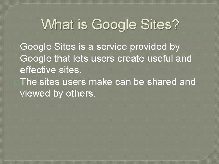 Google Sites Student Made Web Pages The Benefits