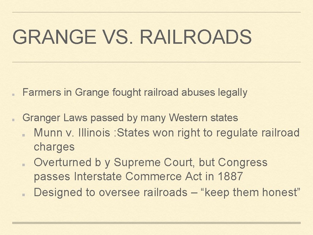 INDUSTRIAL AGE Industry and Railroad Boom THE RAPID