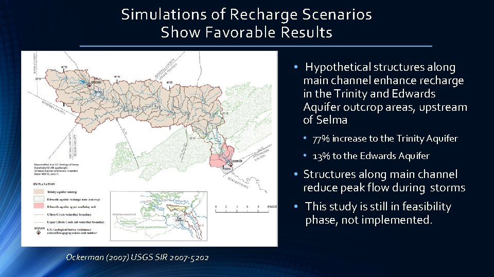 Prospects for Managed Aquifer Recharge Applications in Texas