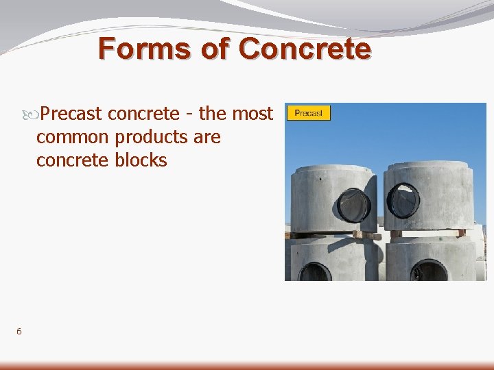 Concrete Components and Tools Lesson Plan PSTS C