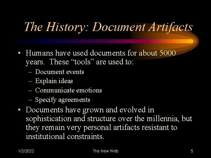 Is a New Web Emerging You see things