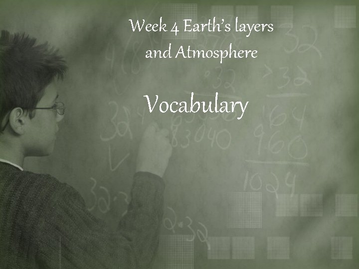 Week 4 Earths layers and Atmosphere Vocabulary Asthenosphere