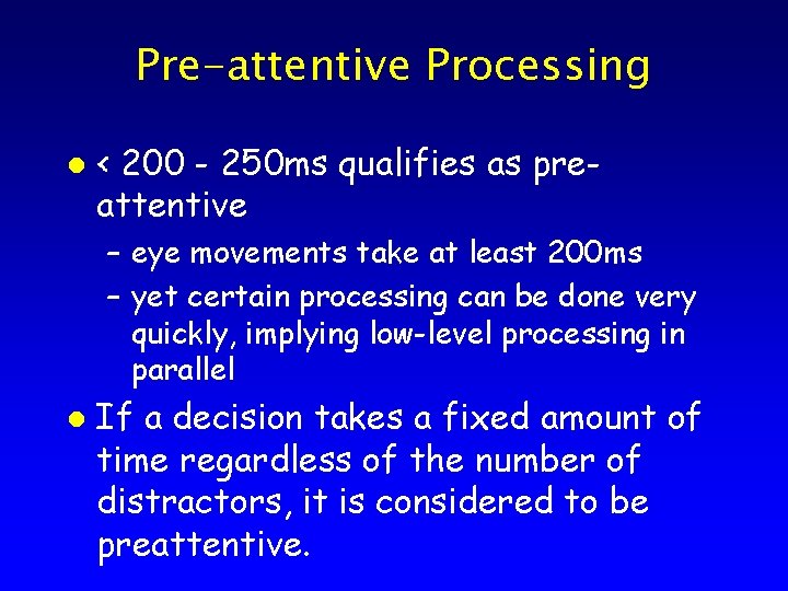 Human Perceptual Abilities Marti Hearst UCB SIMS SIMS