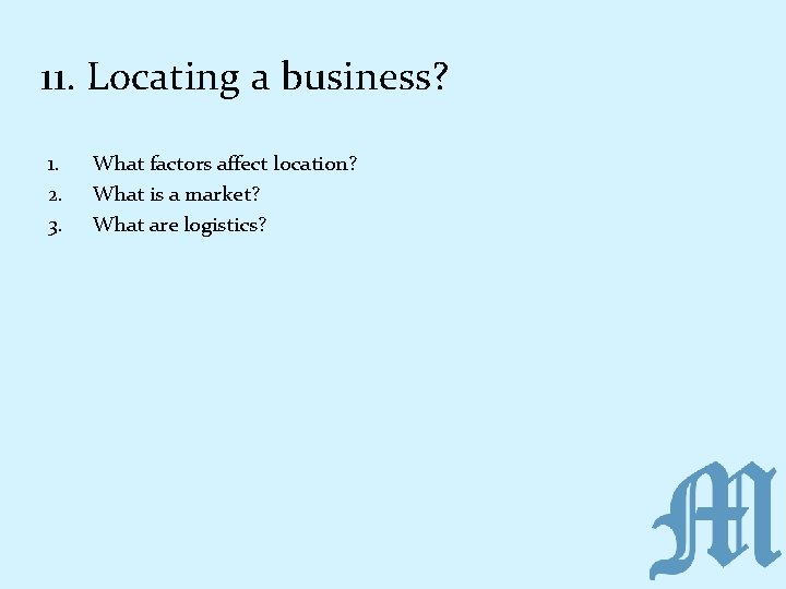 Revision Cards Year 11 Business In The Real