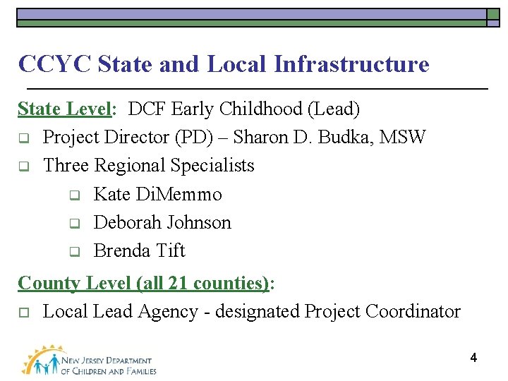 New Jersey Department of Children Families DCF Race