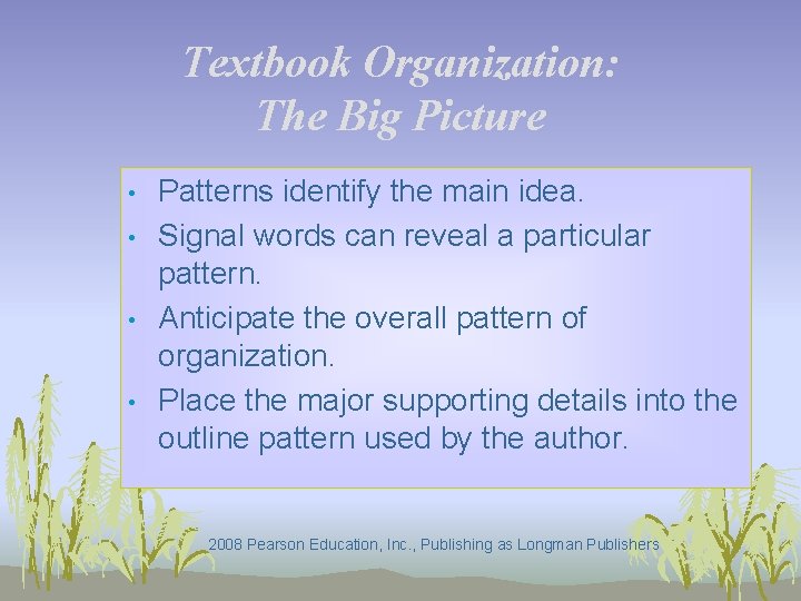 Chapter 5 Patterns of Organization Bridging the Gap