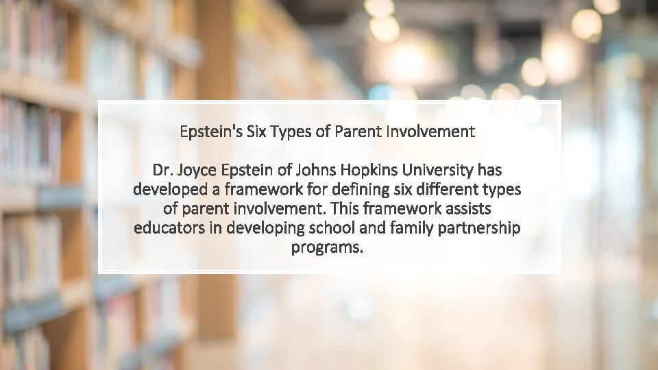 Family Leadership in Education Goals and Objectives CIPL