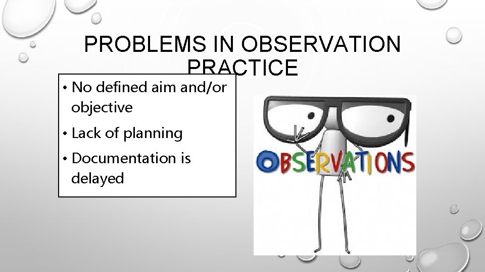 THE GOOD BAD OBSERVATION WHY BAD CAN BE