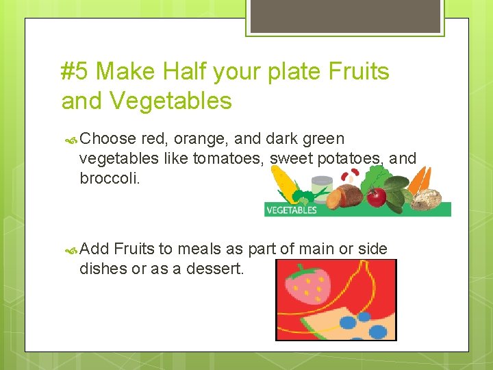 10 Tips To Build a Healthy Plate Introducing