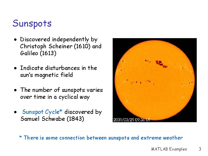 Scientific Computation MATLAB Examples CS 112 Scientific Computation