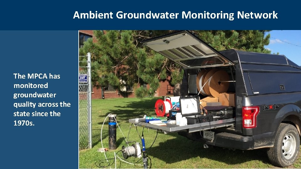 Ambient Groundwater Monitoring for PFAS Sherri Kroening Research