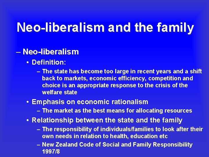 Chapter Five Family Life Objectives To define the