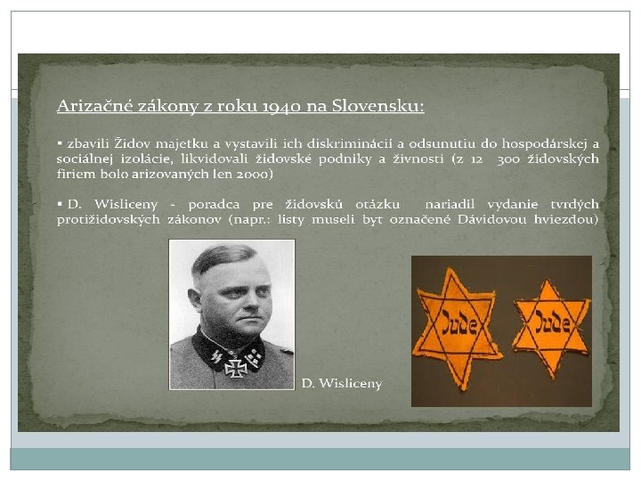 DEJEPIS 8 Slovensk republika 1939 1945 Vyhlsenie slovenskho