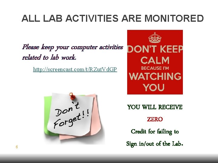 FALL 2017 SPANISH LAB ORIENTATION 1 You must