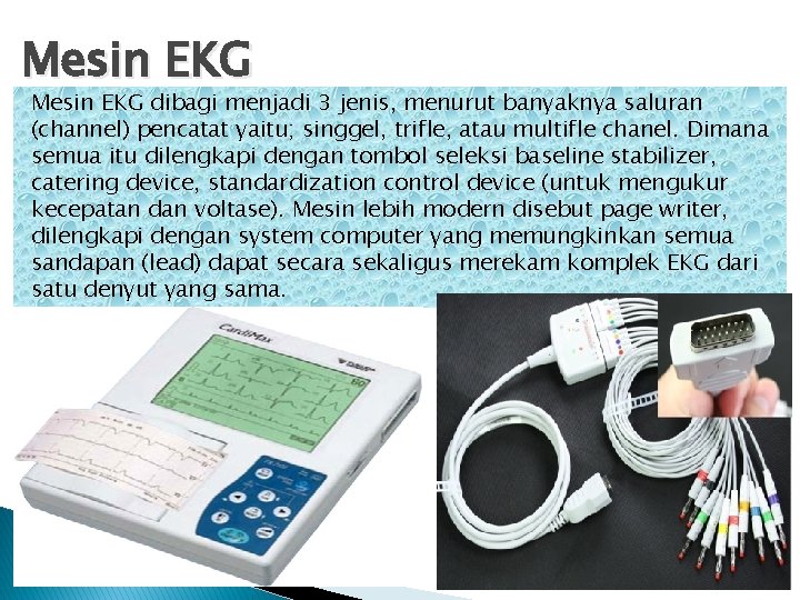 DASARDASAR EKG Oleh H Asep Solihat Definisi Elektrokardiografi