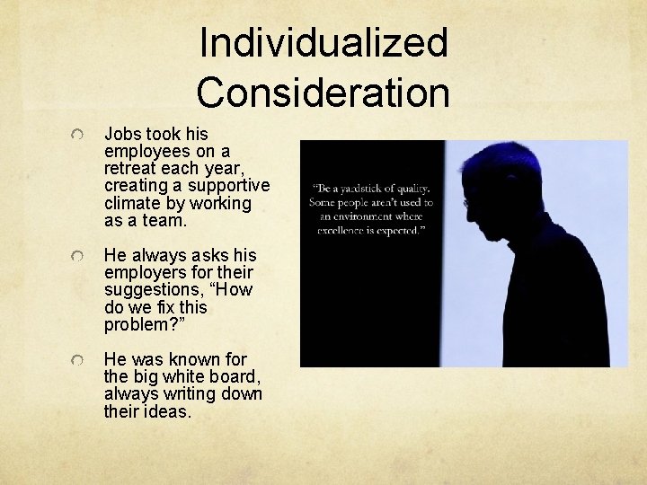 Steve Jobs A perfect example of a transformational