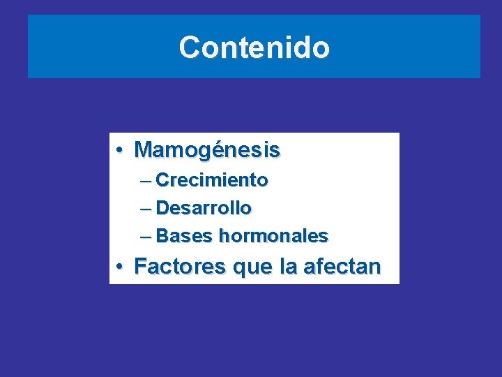 MAMOGNESIS Fisiologa de la Lactancia en Animales de