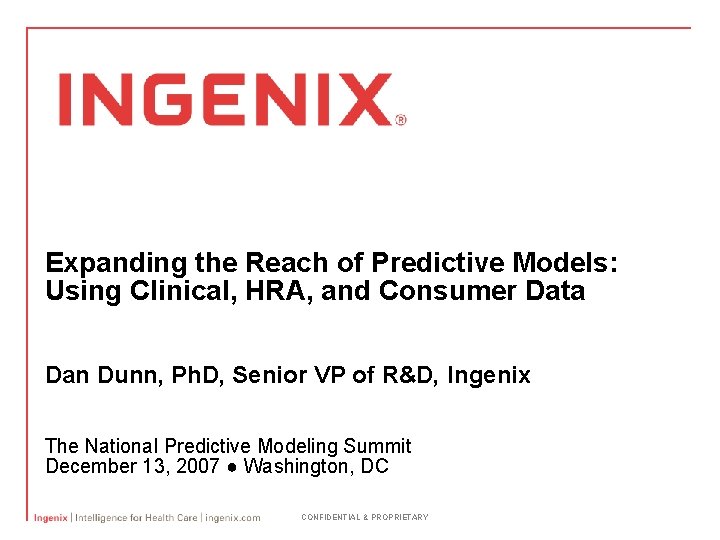 Expanding the Reach of Predictive Models Using Clinical
