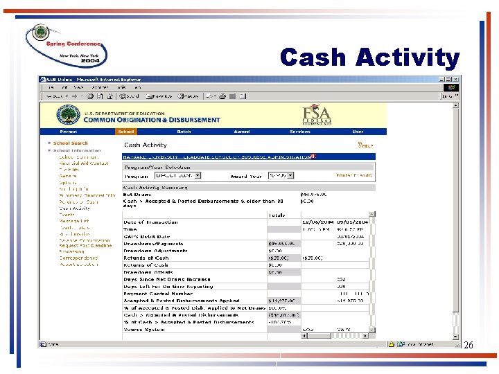 Session 18 Common Origination and Disbursement 101 The