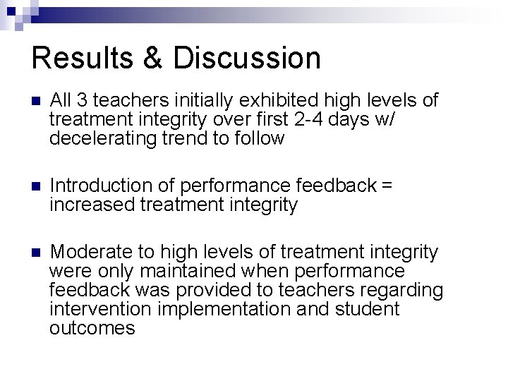 Implementation Plans Treatment Fidelity Chris Borgmeier Ph D