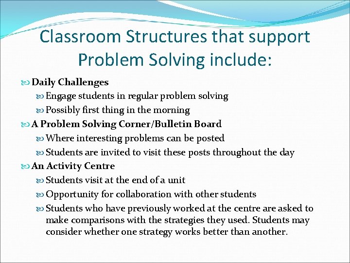Big Ideas and Problem Solving in Junior Math