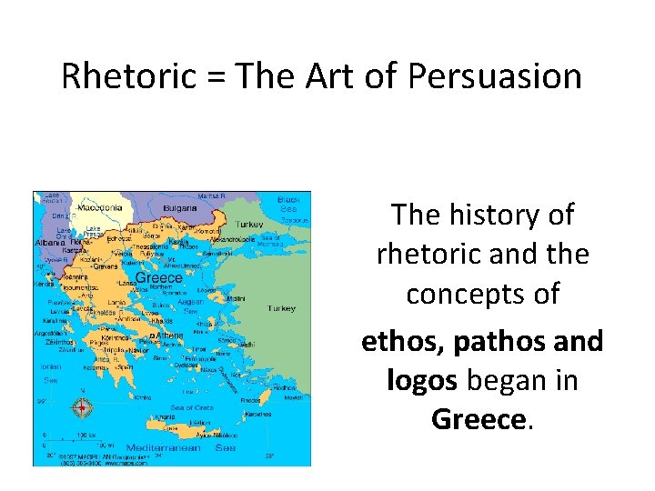 Rhetoric The Art of Persuasion The history of