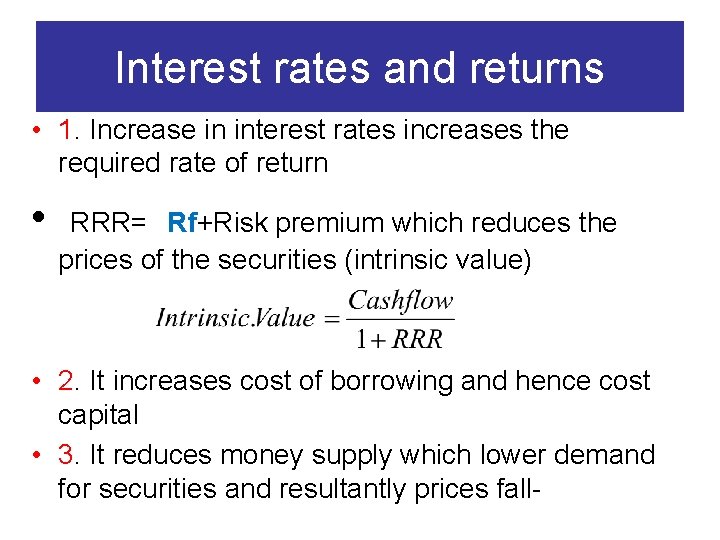 Lecture 11 Return and Risk Taking a Global