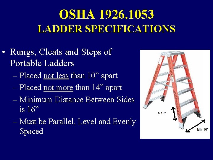 STEP LADDER SAFETY Carl Albert State College LADDER