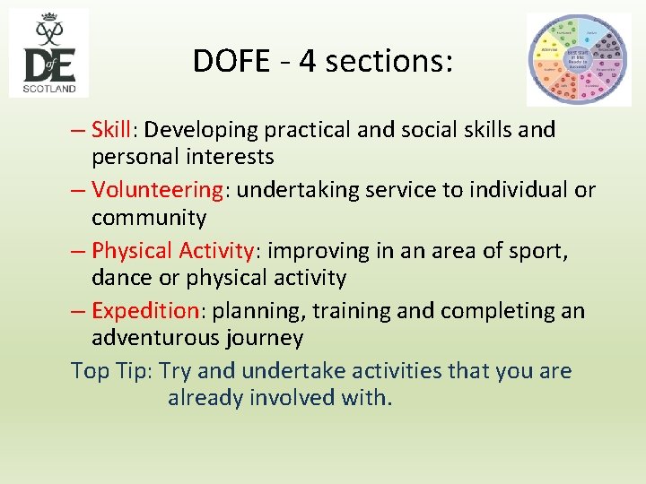 The Duke of Edinburgh Bronze Award Parents Carers