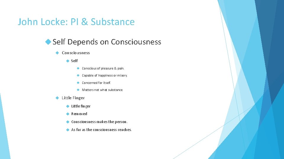 Metaphysics Part 4 Personal Identity John Locke Background