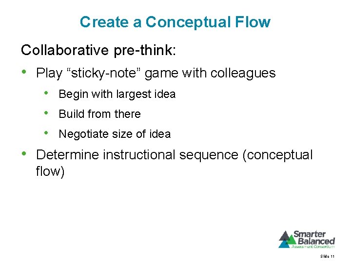 Building a Conceptual Flow Coherence Rigor and Focus