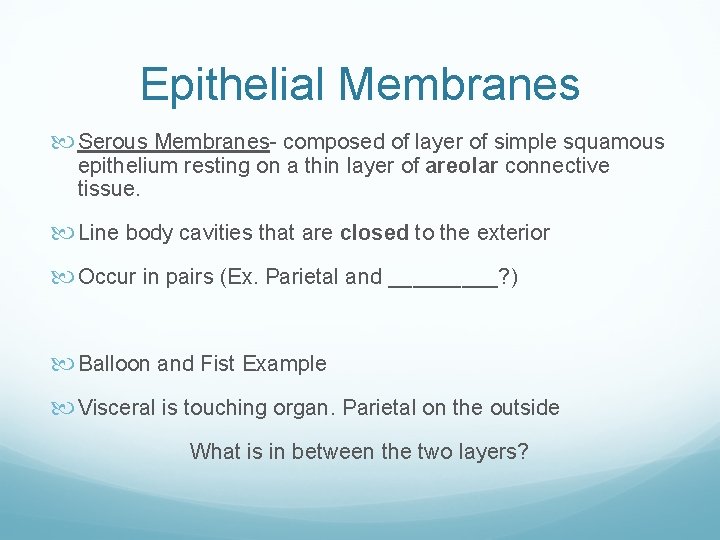 Ch 4 Skin and Body Membranes Part 1